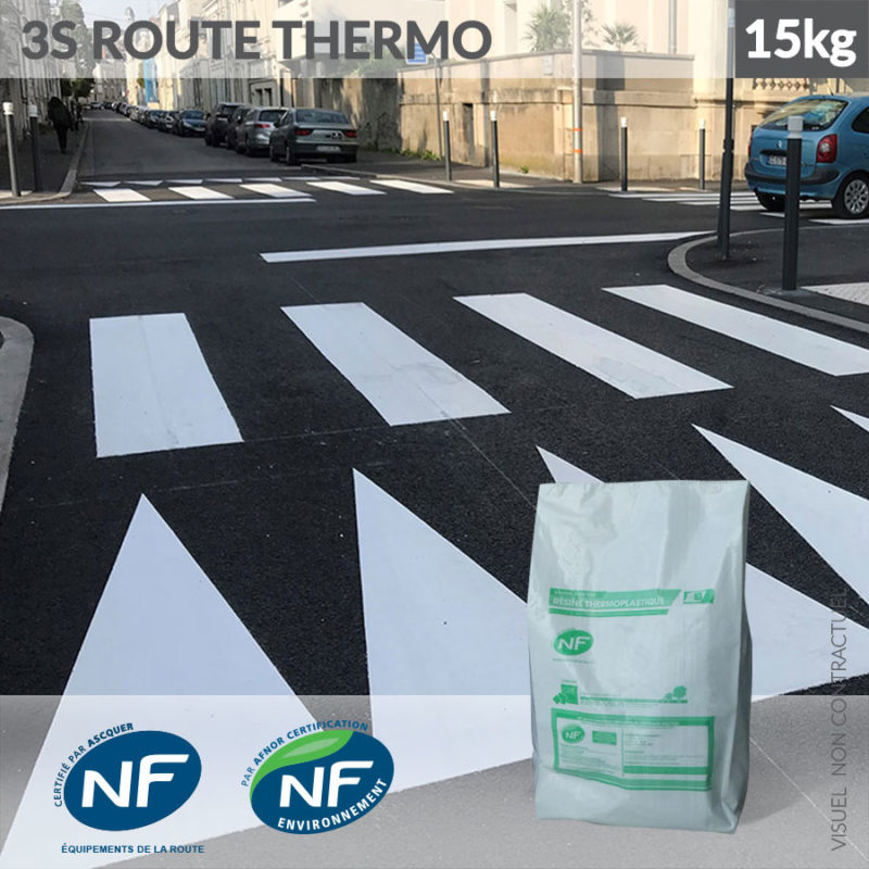 Résine à chauf pour marquage urbain 3S ROUTE THERMO - Geveko Markings