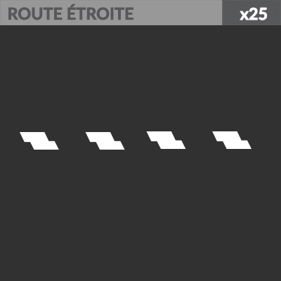 Module Route Etroite MRE Marquage Blanc Thermocoll Pr fabriqu Module Route Etroite MRE Marquage Blanc Thermocoll Pr fabriqu